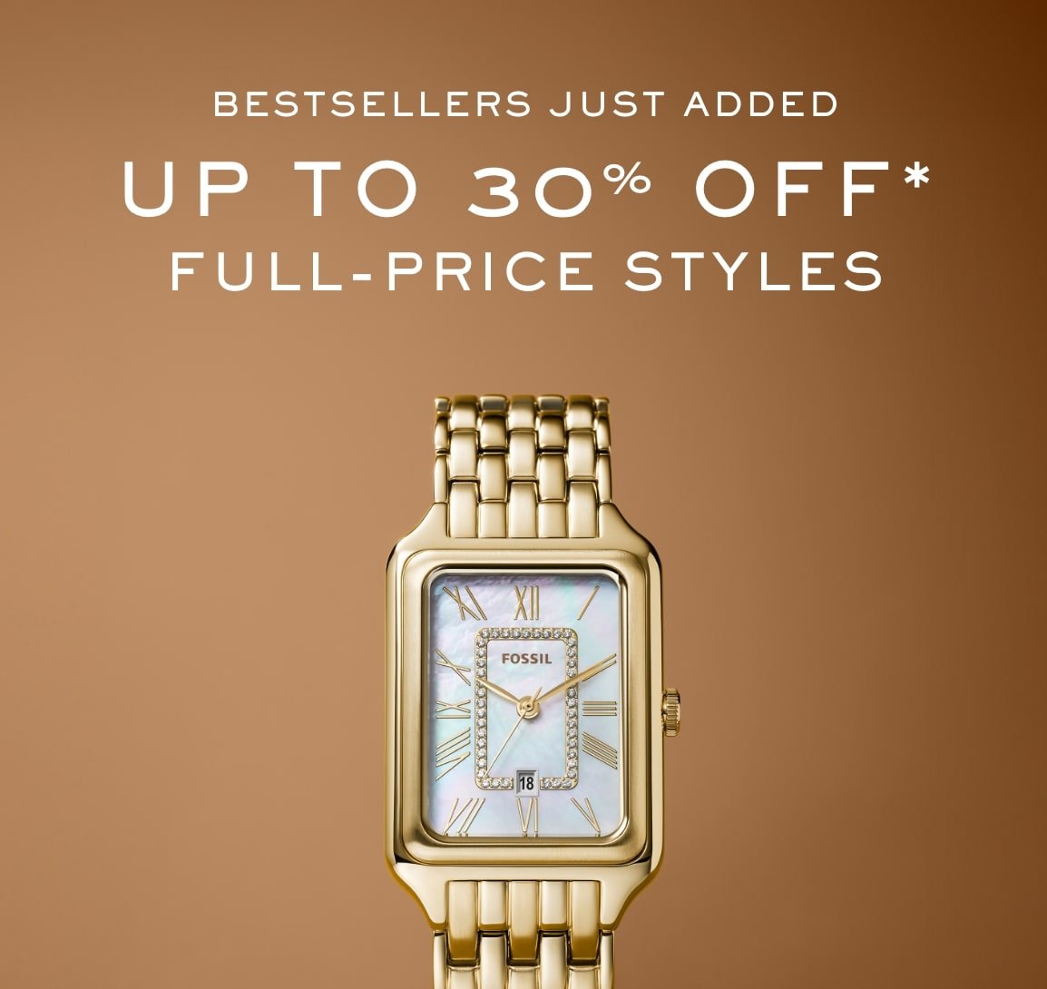 Flynn Chronograph Brown Leather Watch - BQ2125IE - Fossil