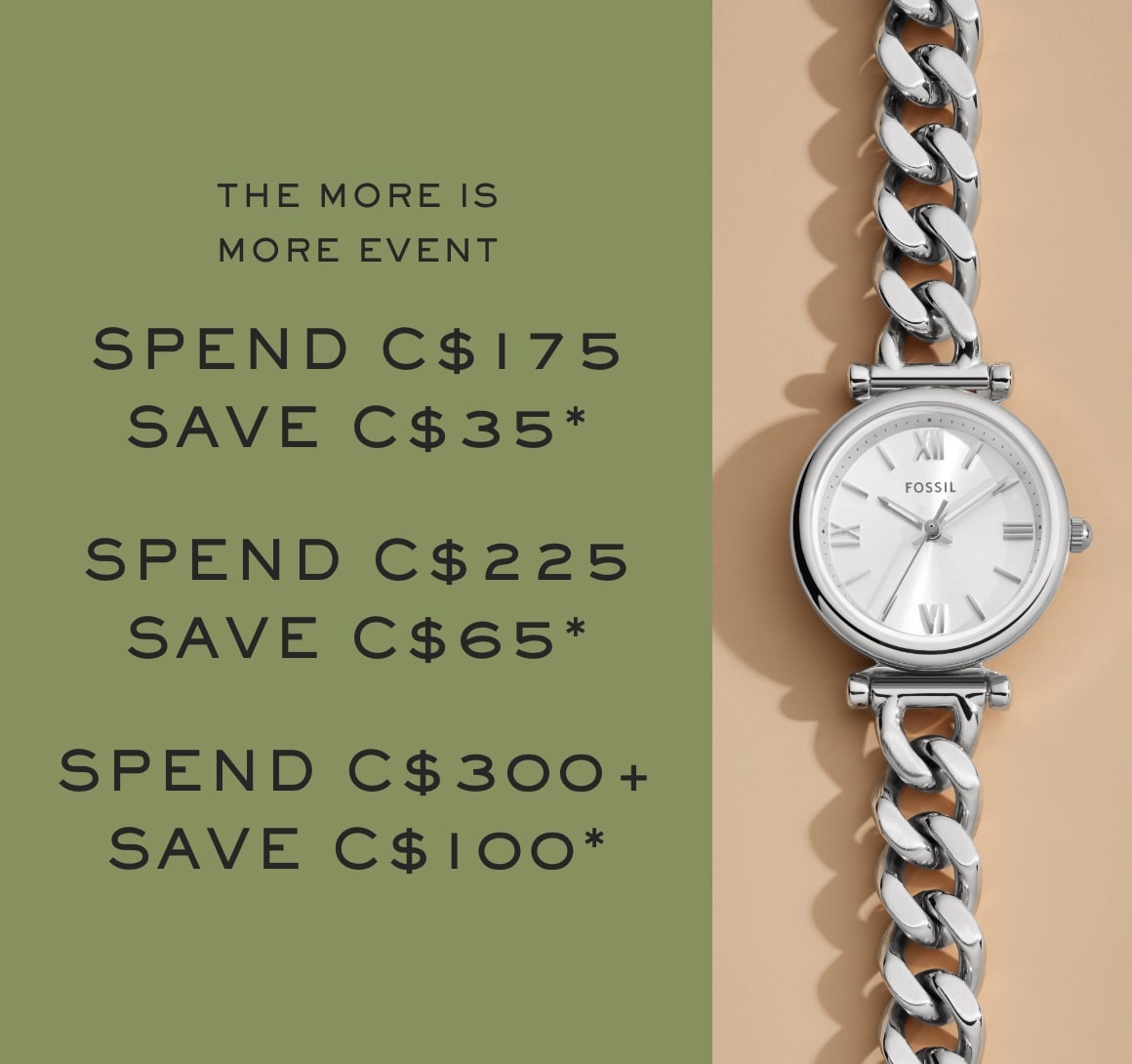 Carlie Mini Three-Hand Rose Gold-Tone Stainless Steel Watch - ES4433 ...