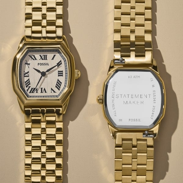 Carraway Three-Hand Stainless Steel Watch - FS6008 - Fossil