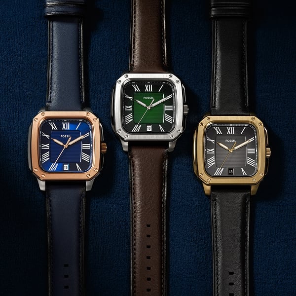 Carraway Three-Hand Stainless Steel Watch - FS6008 - Fossil