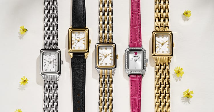 Raquel Mini Three-Hand Two-Tone Stainless Steel Watch - ES5468 - Fossil