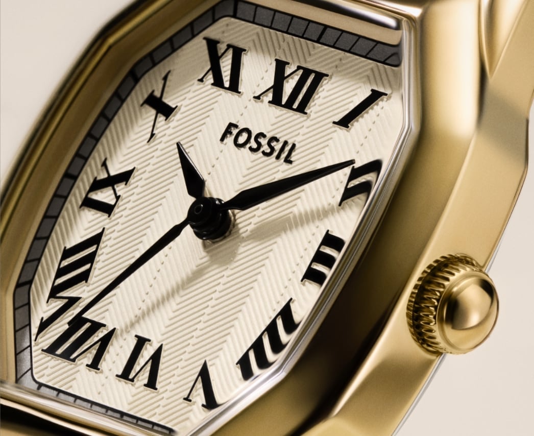 Harlow Three-Hand Gold-Tone Stainless Steel Watch - ES5361 - Fossil